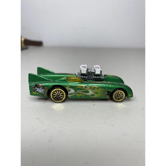 Toys | Vintage 1998 Hot Wheels Double Vision Lucky Laprachaun Green ...